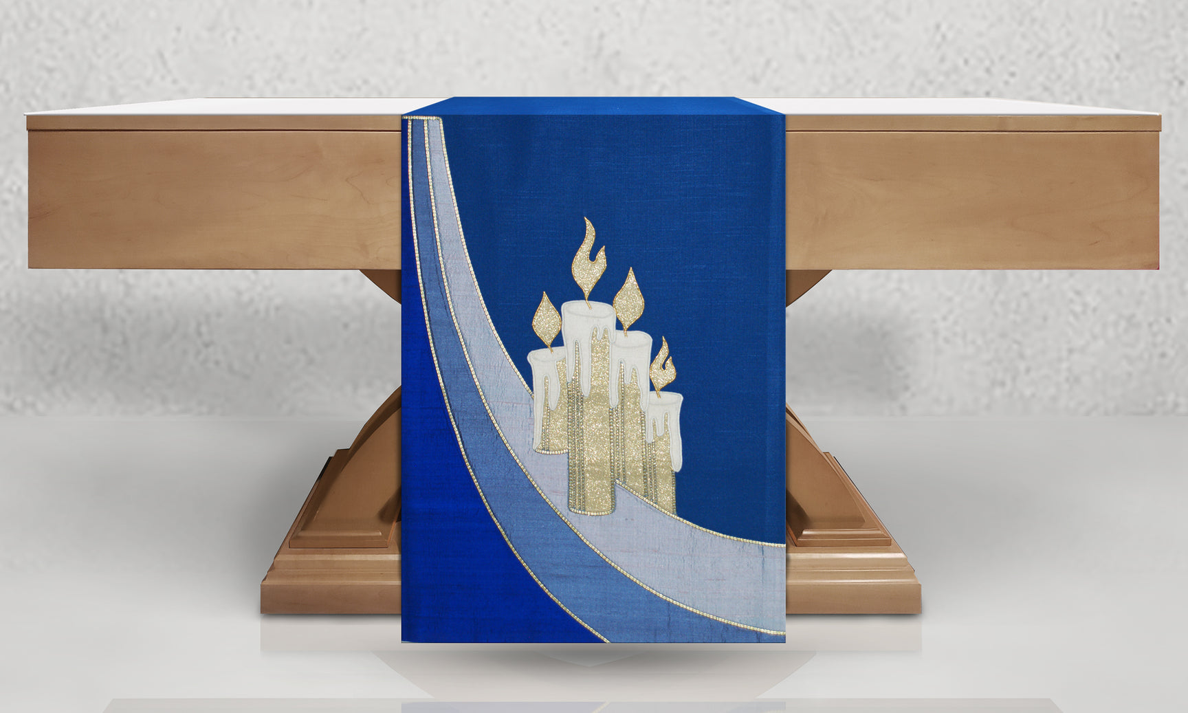 Curvilinear Advent Altar Scarf – Maison Bouvrier