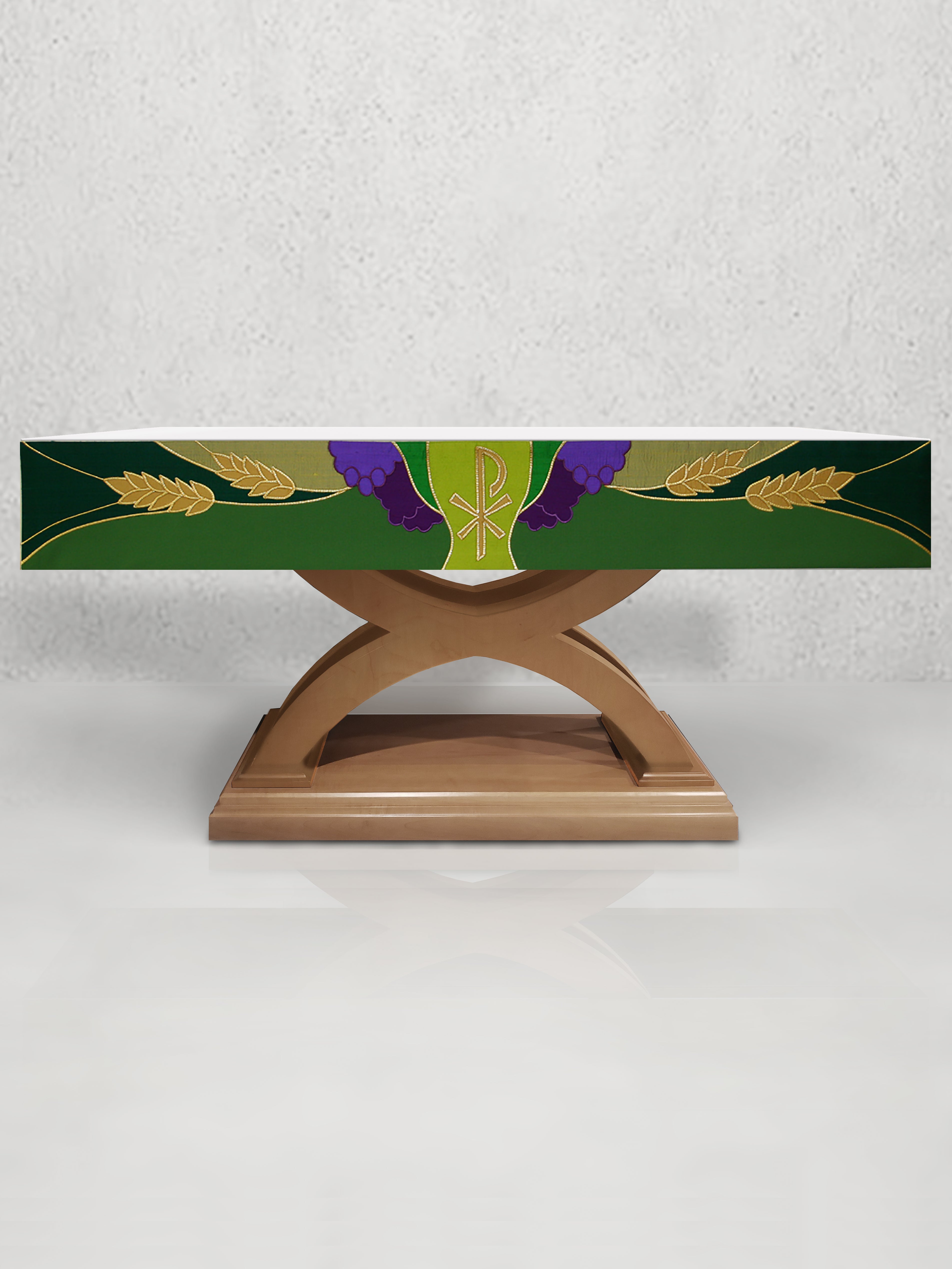 988 Altar Frontal in Green – Maison Bouvrier