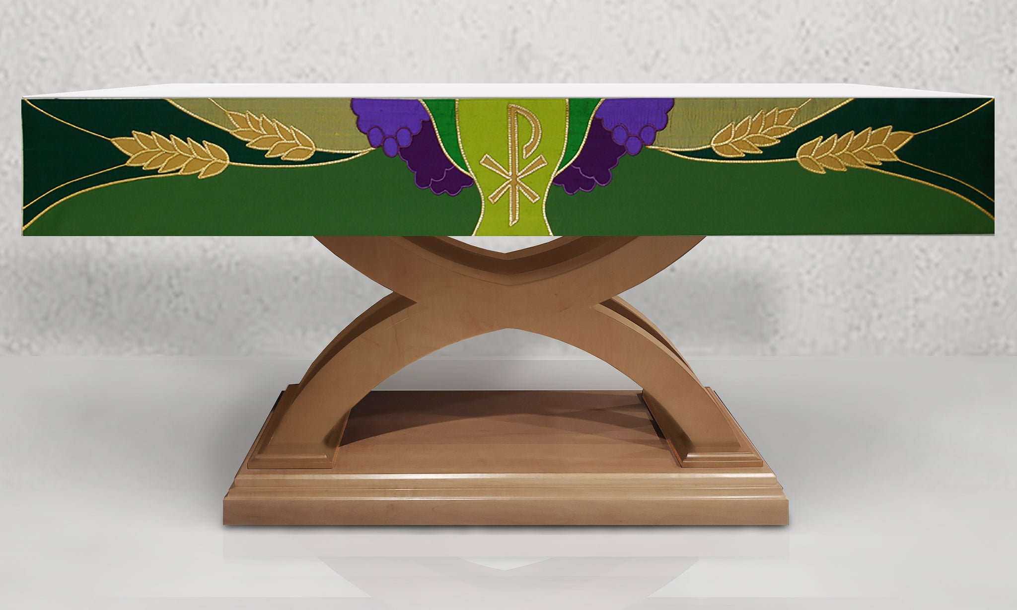 988 Altar Frontal in Green – Maison Bouvrier