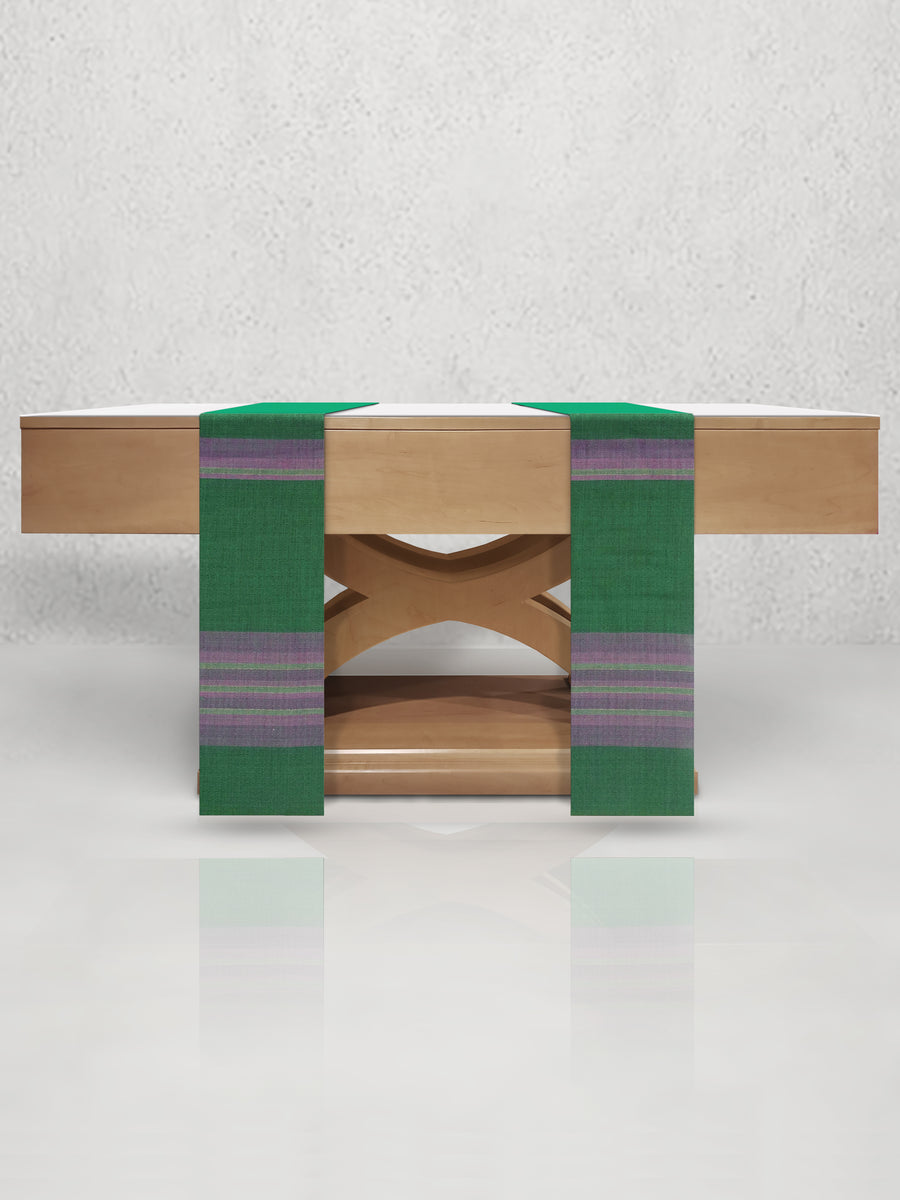 Assisi Woven Altar Scarves in Green – Maison Bouvrier