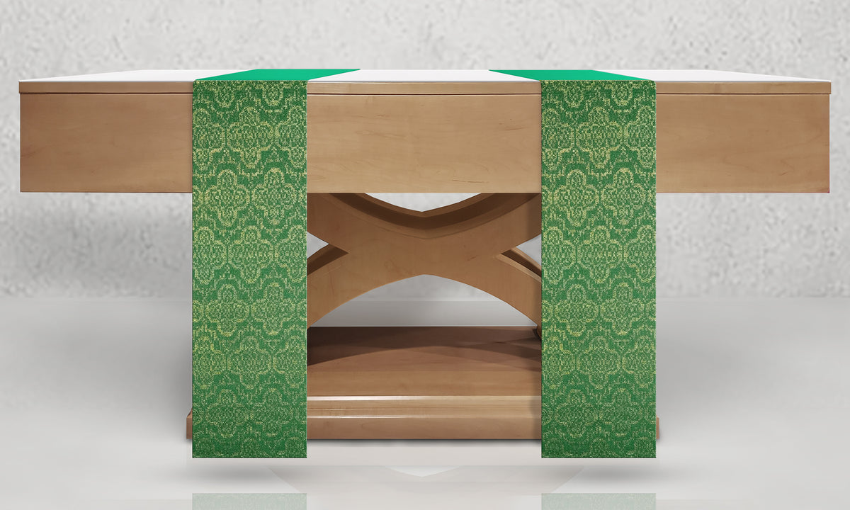 Columbia Woven Altar Scarves in Green – Maison Bouvrier